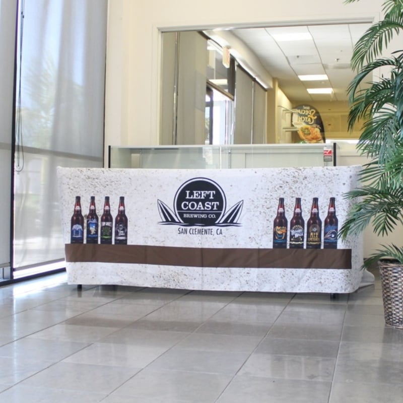 Convertible Table Covers - Trade Show Tablecloths, Custom Printed!