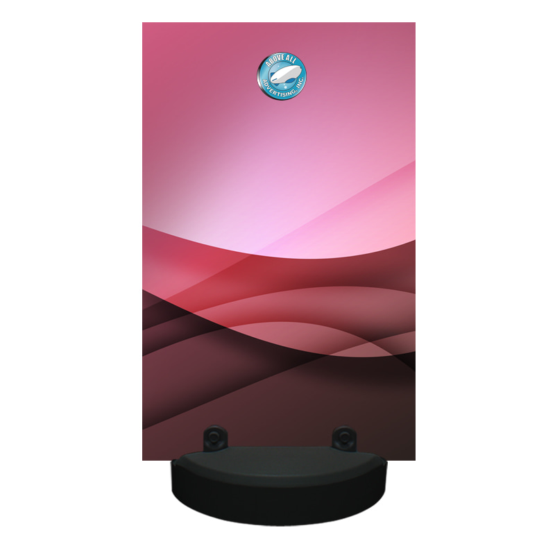 Water Filled Sidewalk Signs w/ Custom Graphics for Outdoor Advertising