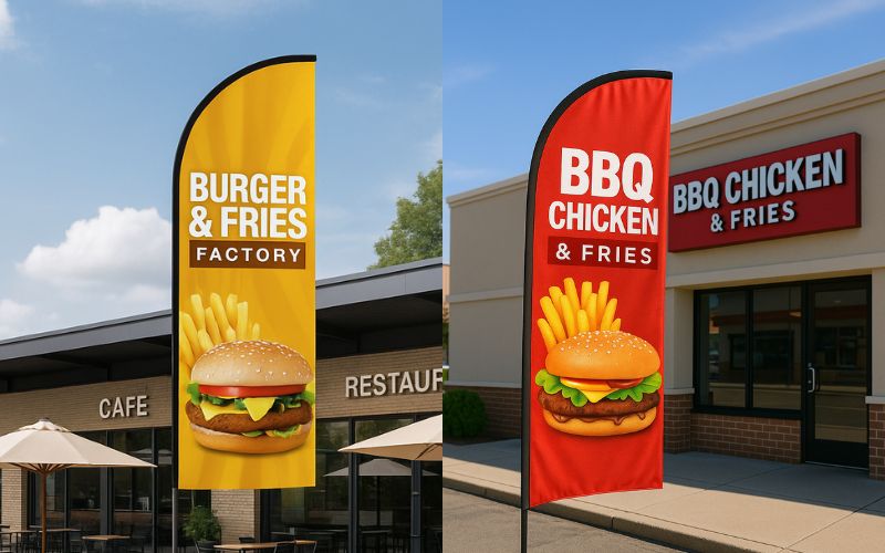 14' Flex Banner – Maximum Impact Feather Flag for Events